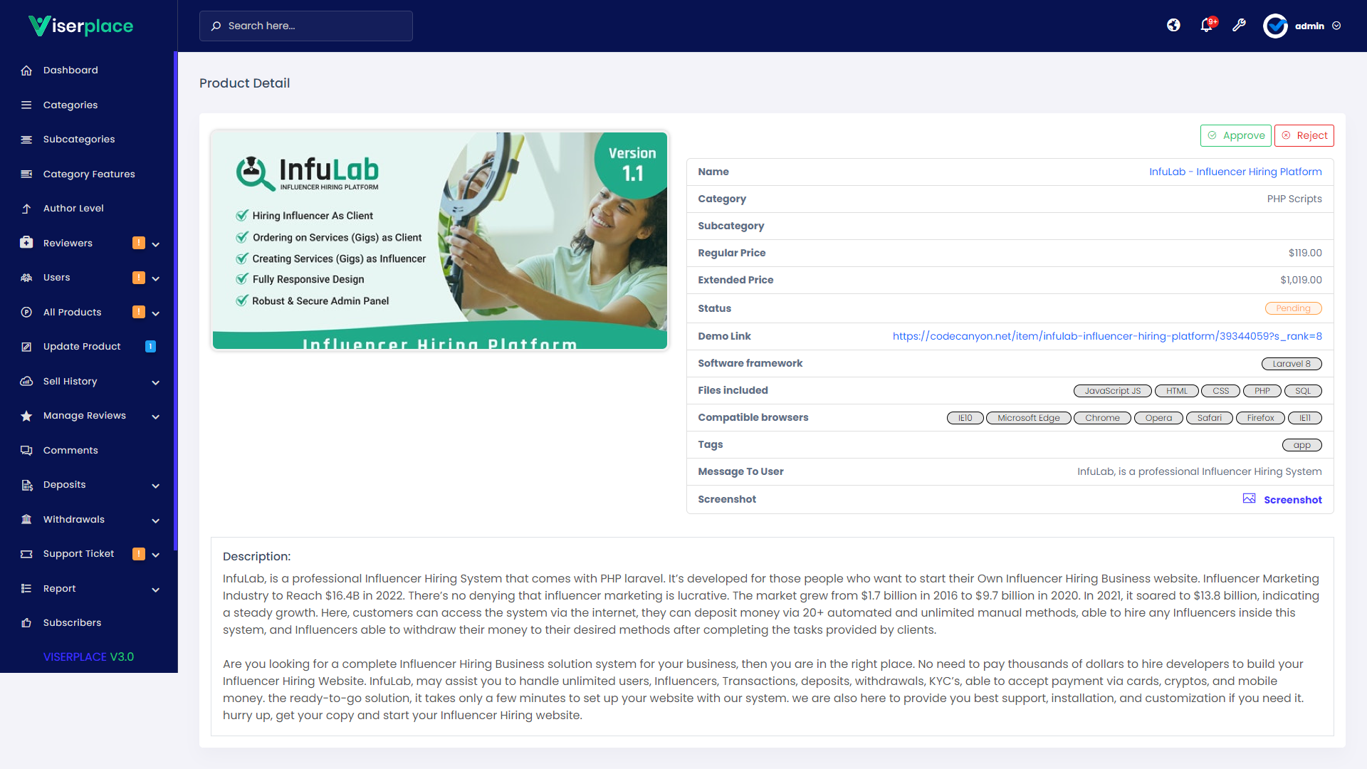 ViserPlace - Digital Marketplace Platform by ViserLab | CodeCanyon