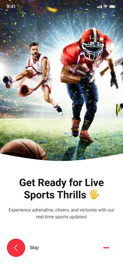 Scorex - Livescore Sport App React Native Expo App UI Kit by pixelaxis