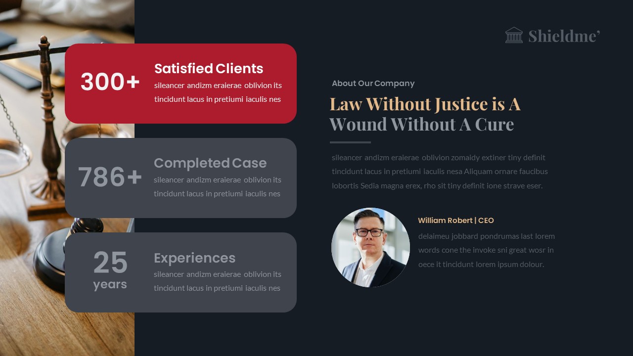 Law Attourney Legal Google Slide Template, Presentation Templates ...