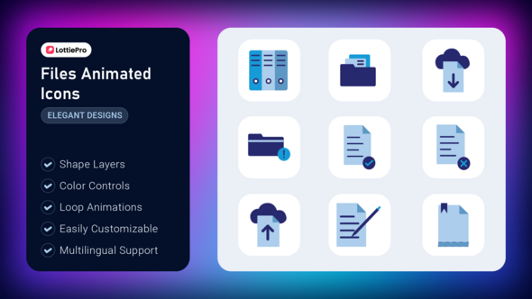 Files Animated Icons, After Effects Project Files | VideoHive