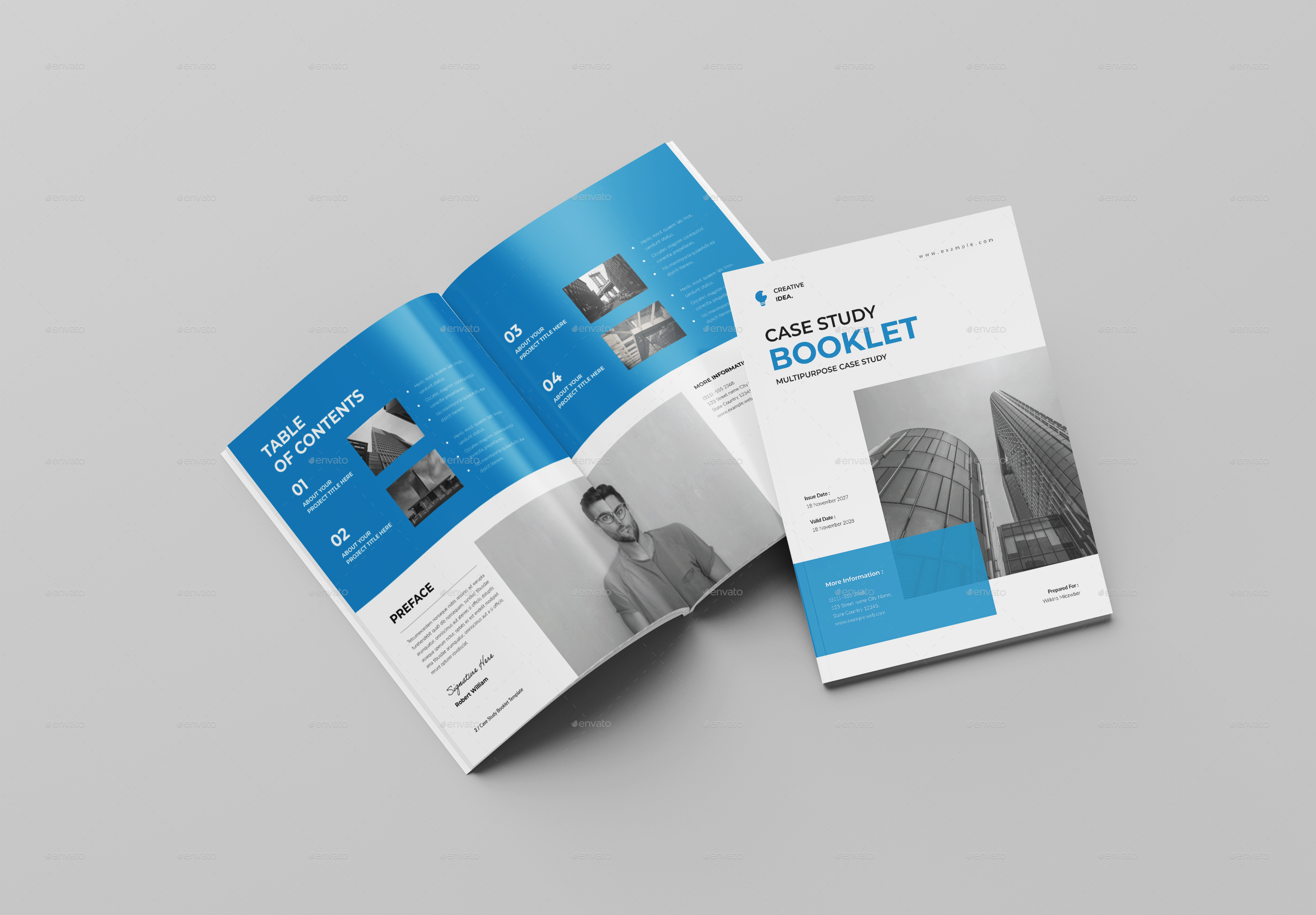 Case Study Booklet Brochure Template, Print Templates | GraphicRiver