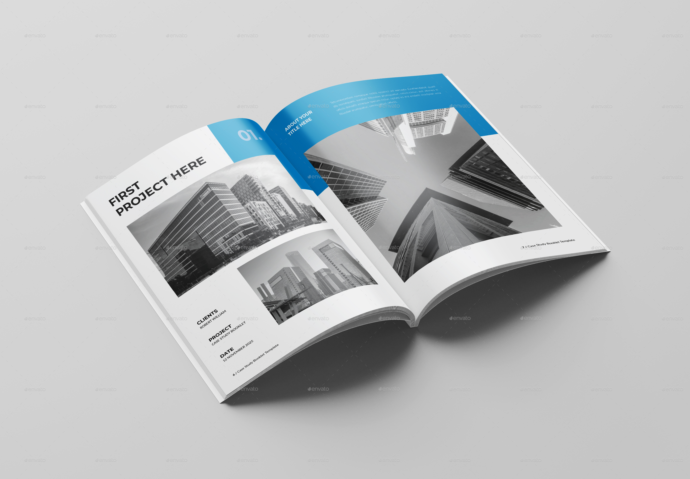 Case Study Booklet Brochure Template, Print Templates | GraphicRiver