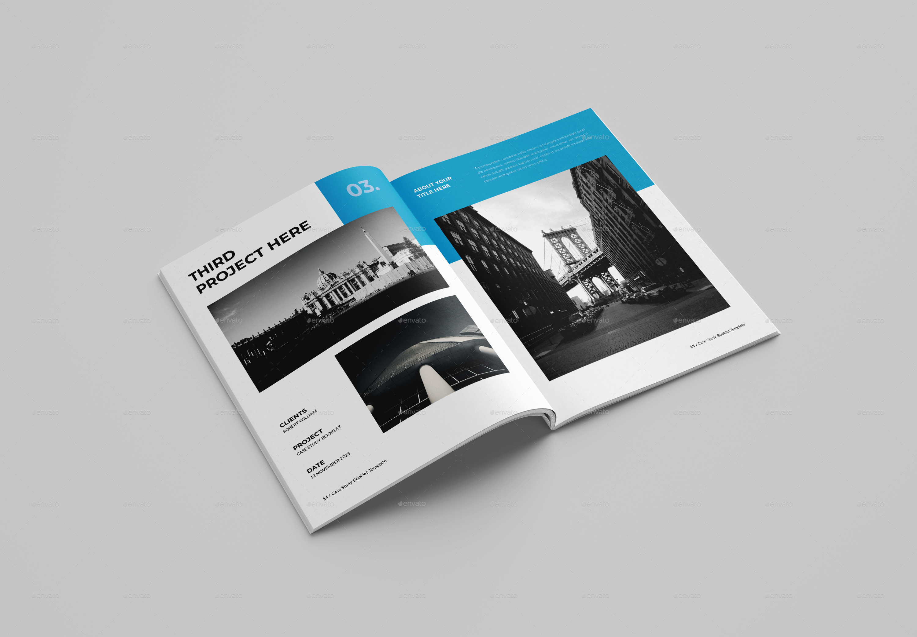 Case Study Booklet Brochure Template, Print Templates | GraphicRiver