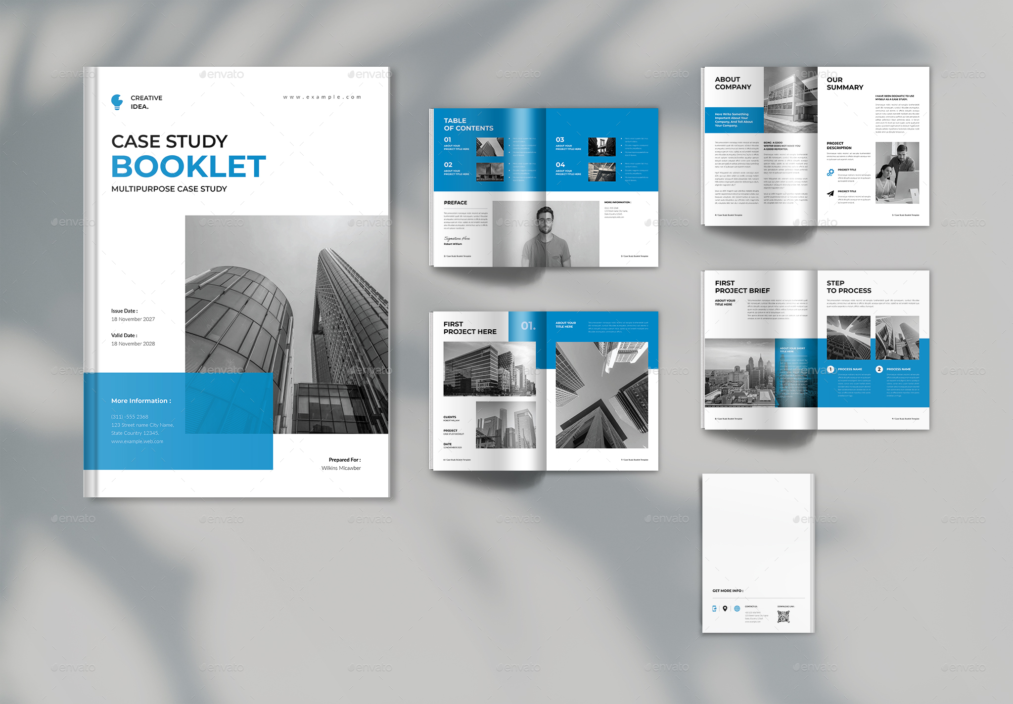 Case Study Booklet Brochure Template, Print Templates | GraphicRiver