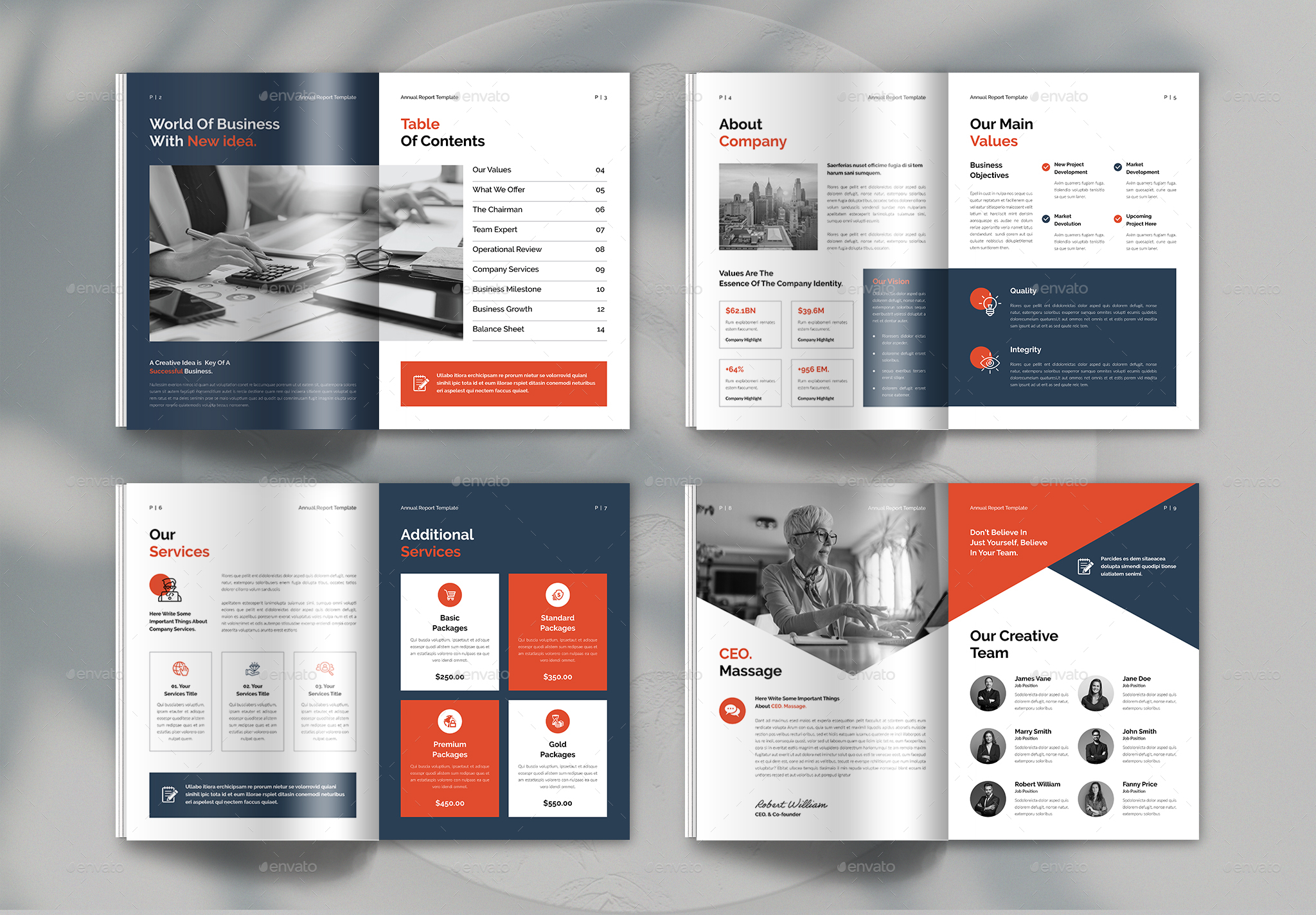 Company Brochure Template, Print Templates | GraphicRiver