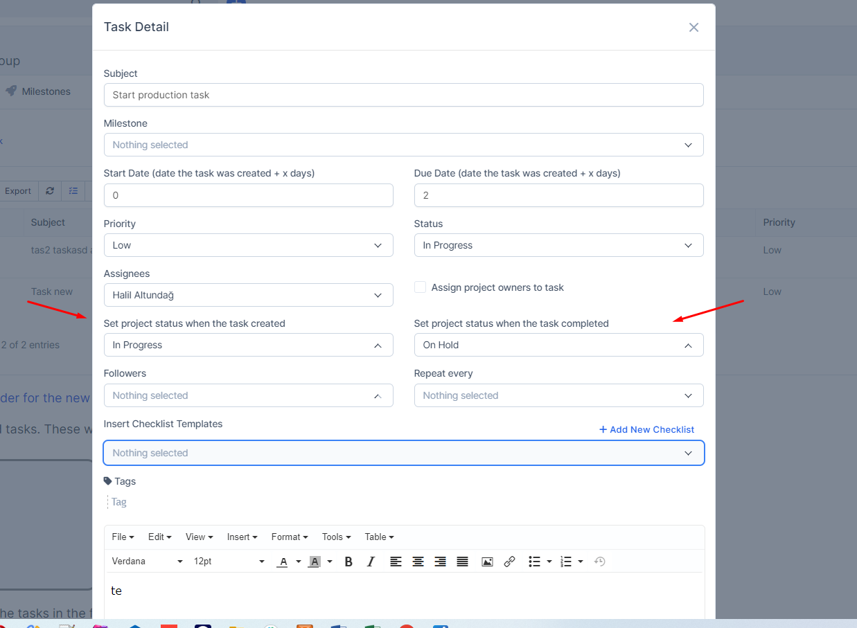 Project Task Manage For Perfex CRM by halilaltndg | CodeCanyon