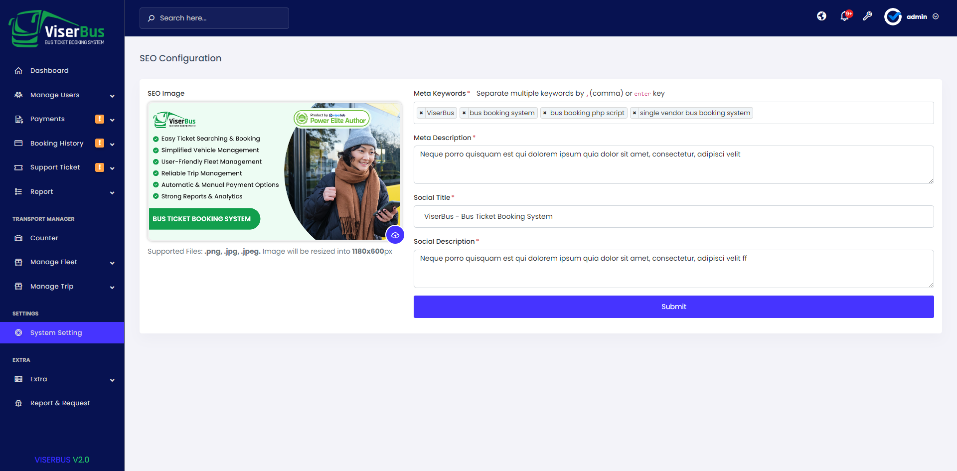 ViserBus - Bus Ticket Booking System by ViserLab | CodeCanyon