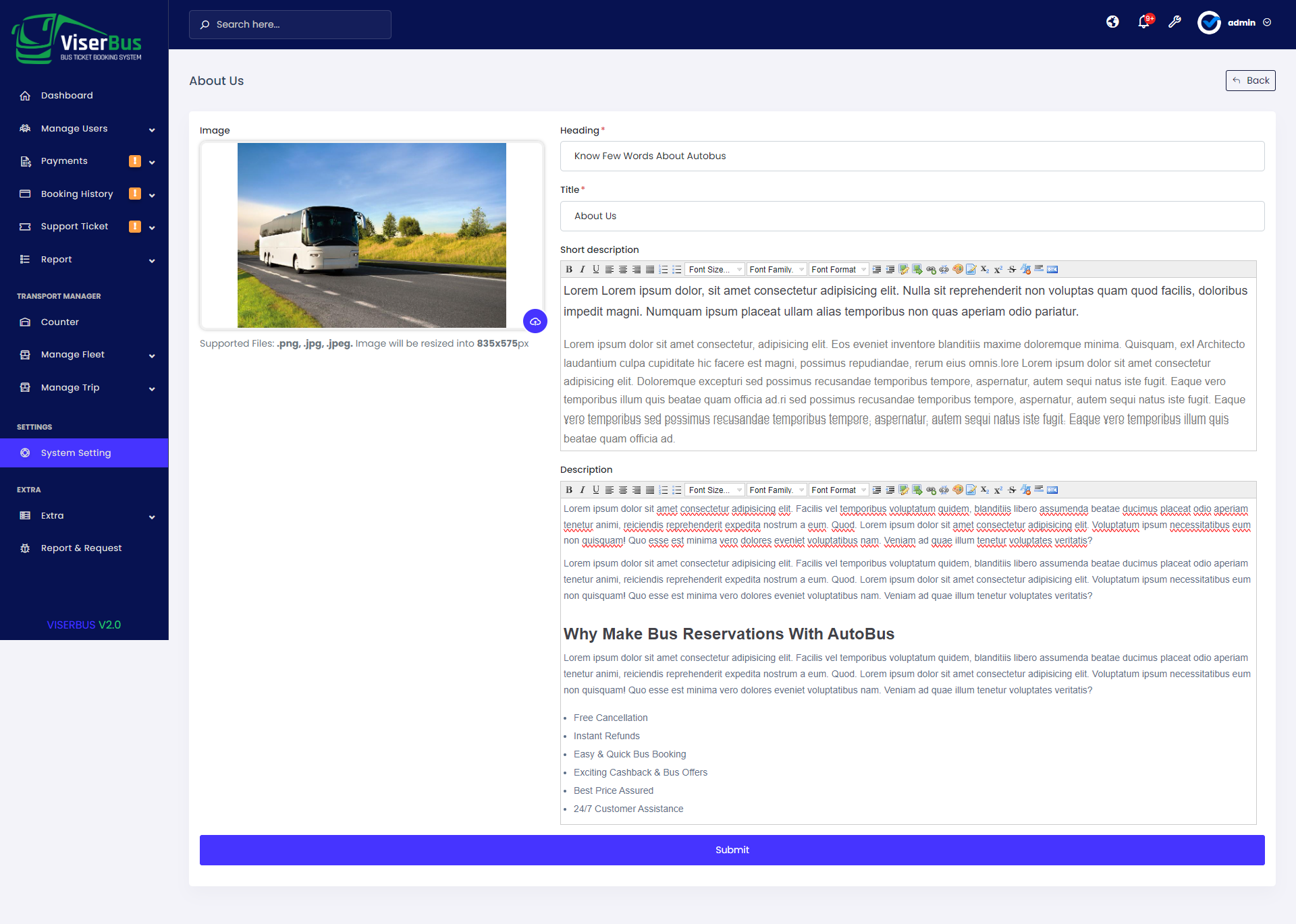 ViserBus - Bus Ticket Booking System by ViserLab | CodeCanyon