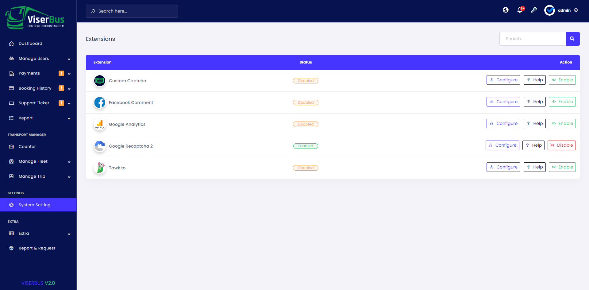 ViserBus - Bus Ticket Booking System by ViserLab | CodeCanyon