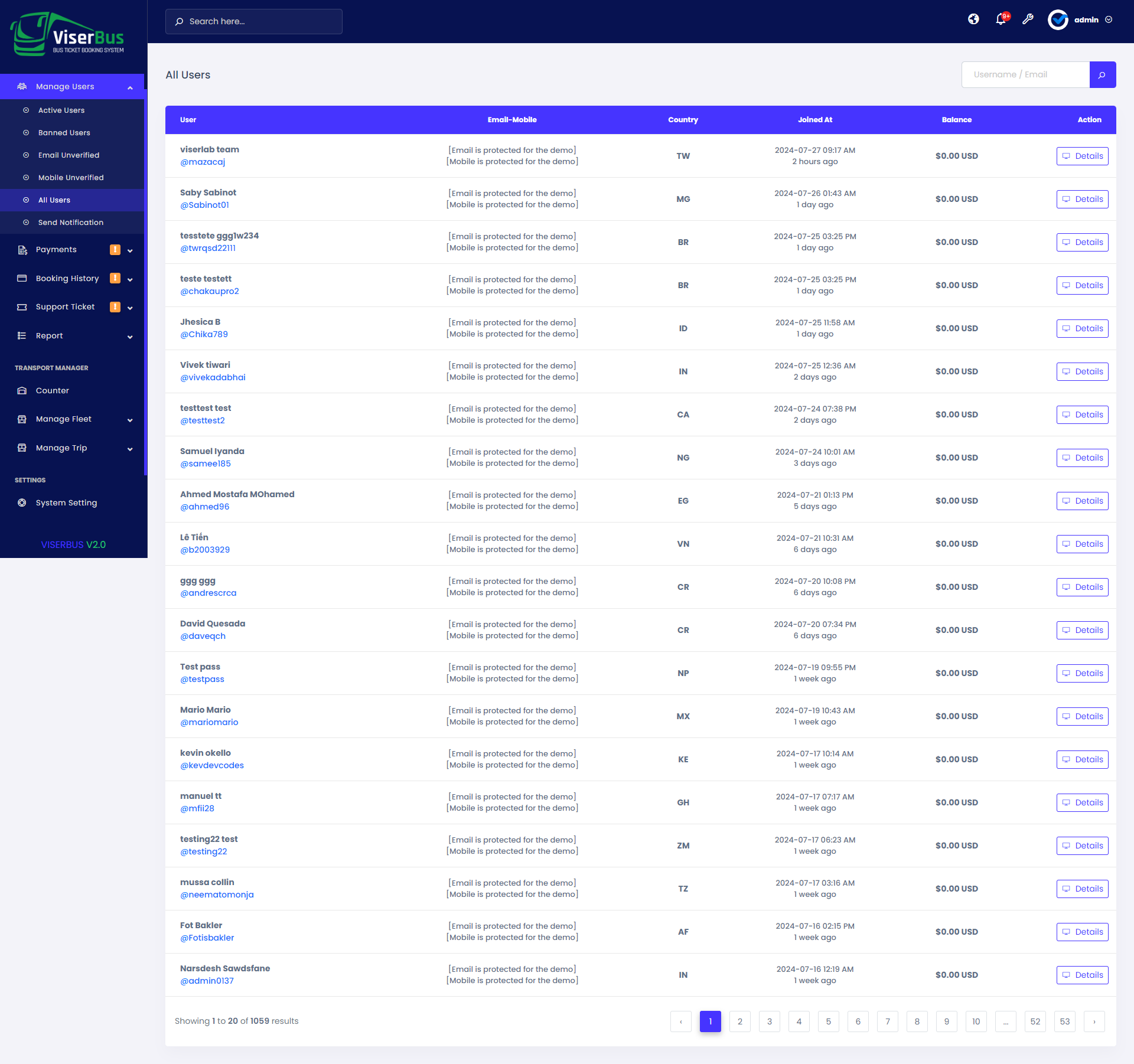 ViserBus - Bus Ticket Booking System by ViserLab | CodeCanyon