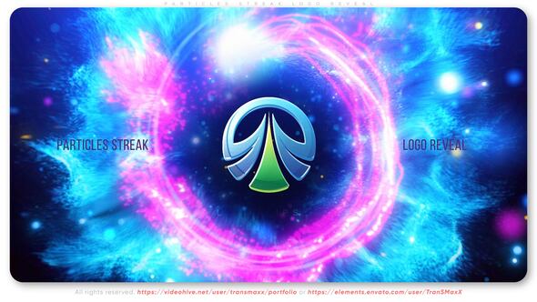 Particles Streak Logo Reveal, After Effects Project Files | VideoHive