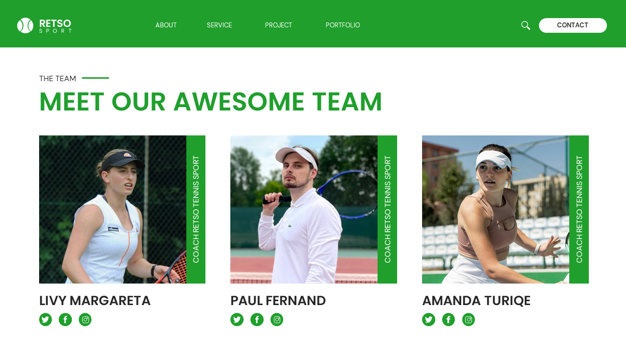 RETSO - Tennis Sport Presentation Template, Presentation Templates