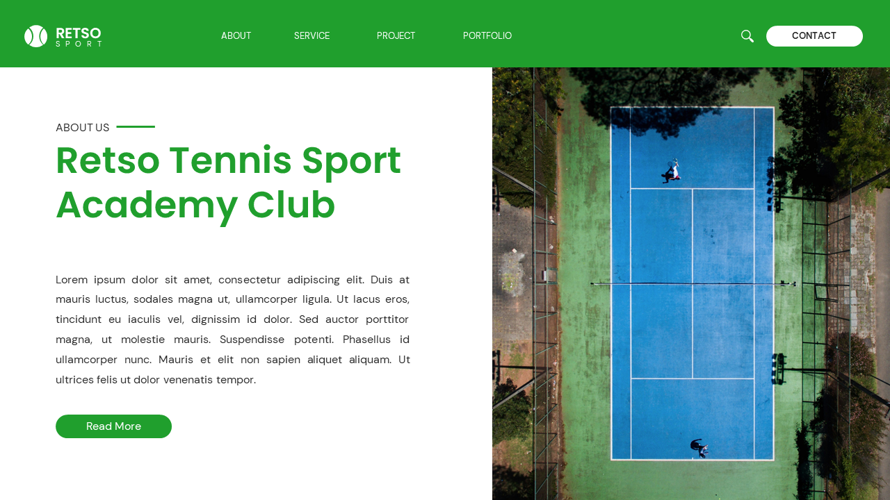 RETSO - Tennis Sport Presentation Template, Presentation Templates