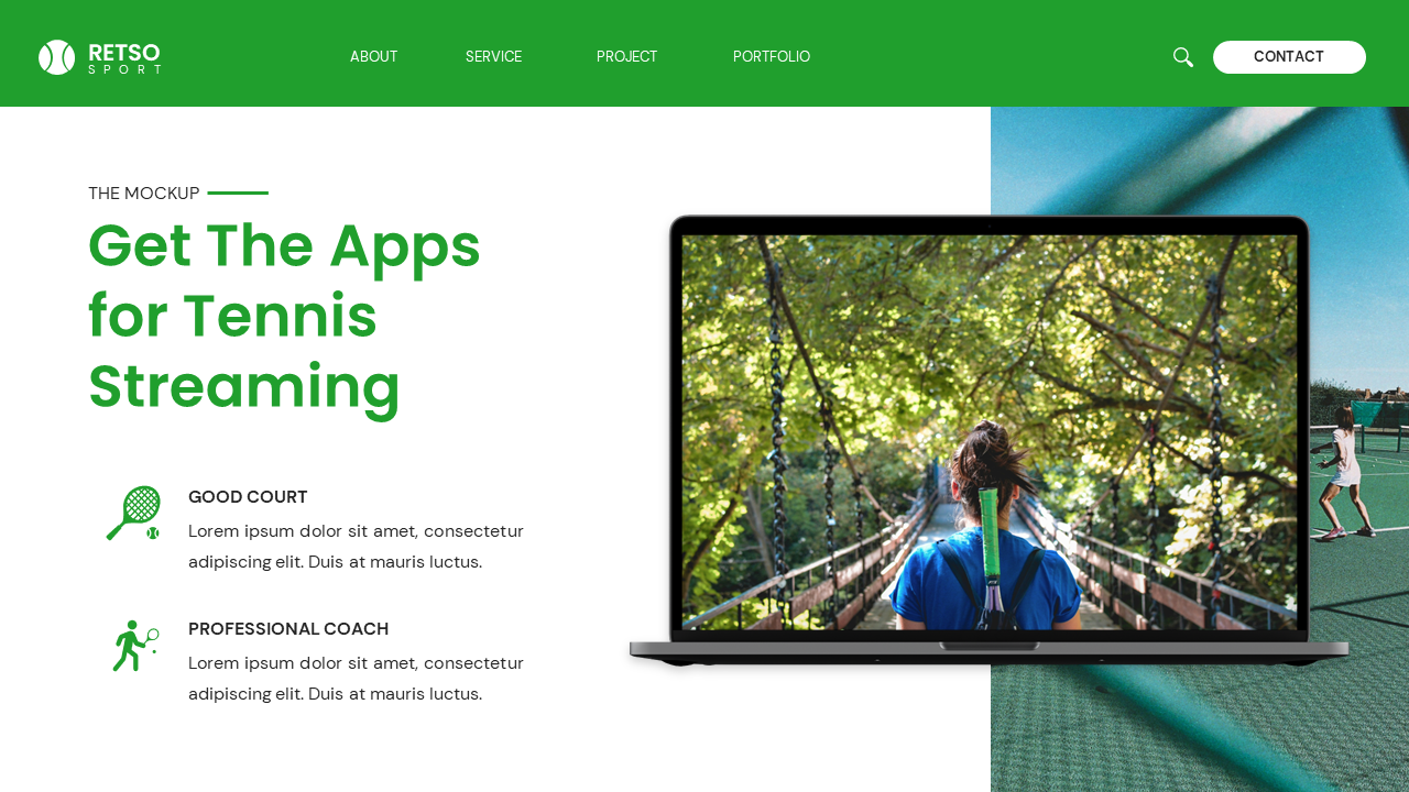 RETSO - Tennis Sport Presentation Template, Presentation Templates