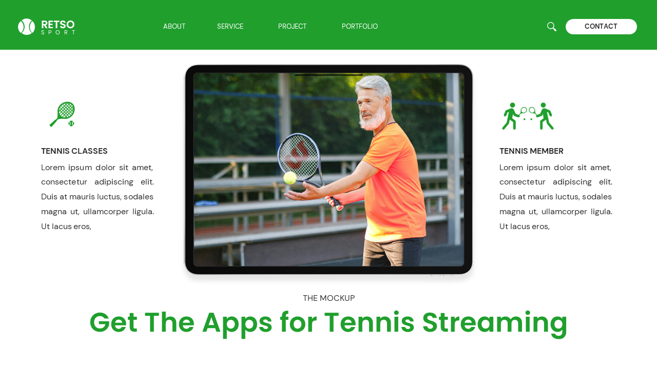 RETSO - Tennis Sport Presentation Template, Presentation Templates