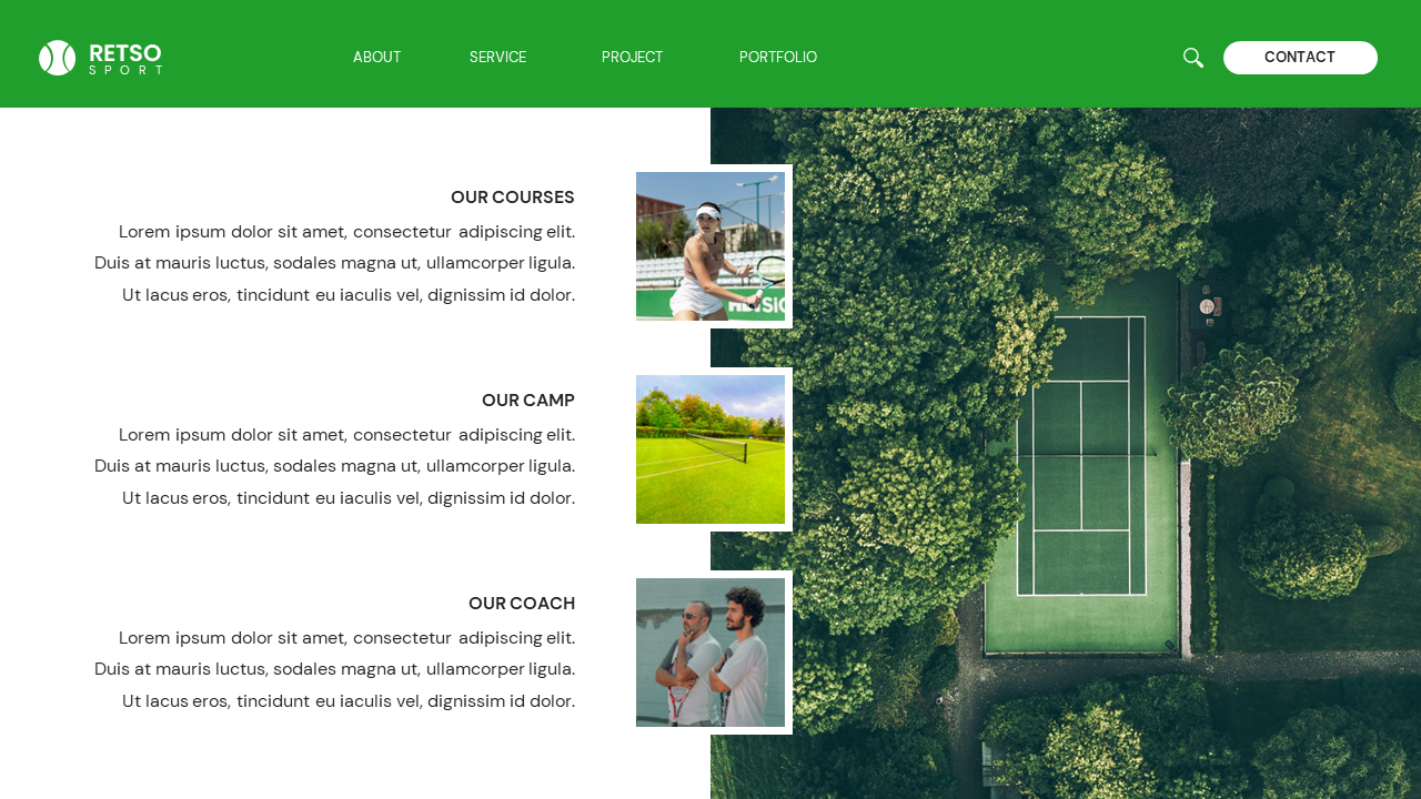 RETSO - Tennis Sport Presentation Template, Presentation Templates