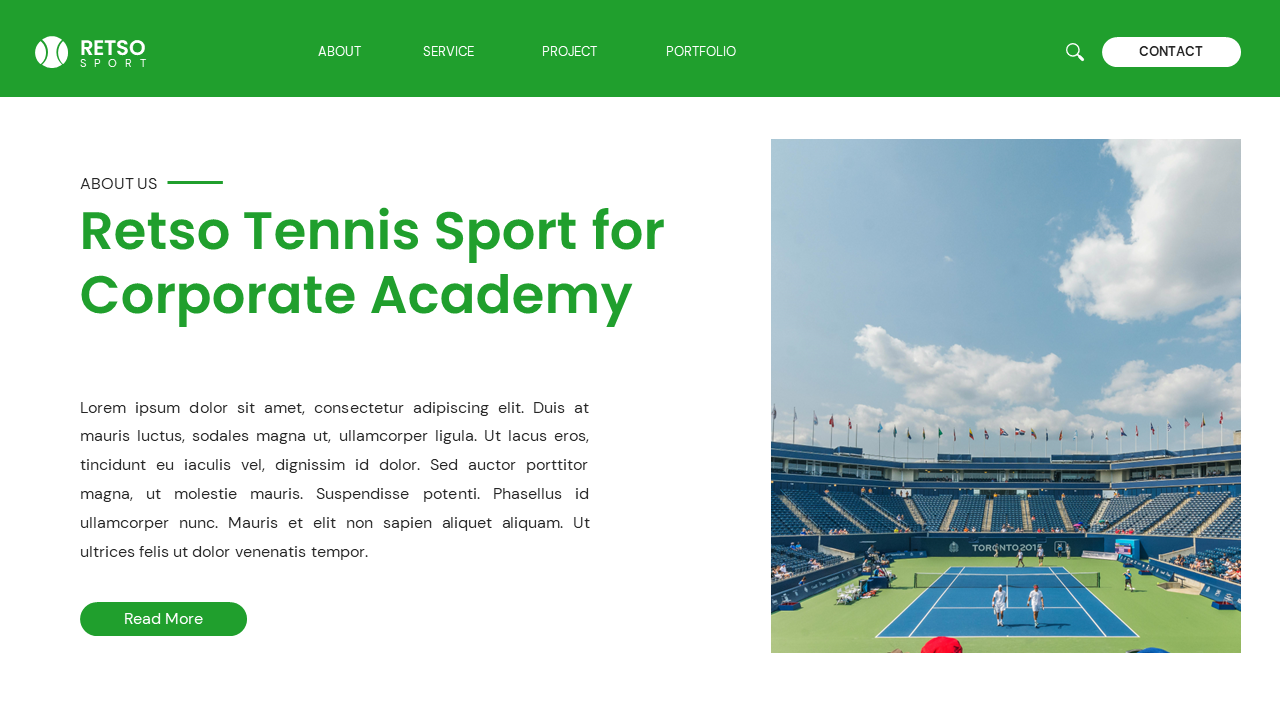 RETSO - Tennis Sport Presentation Template, Presentation Templates