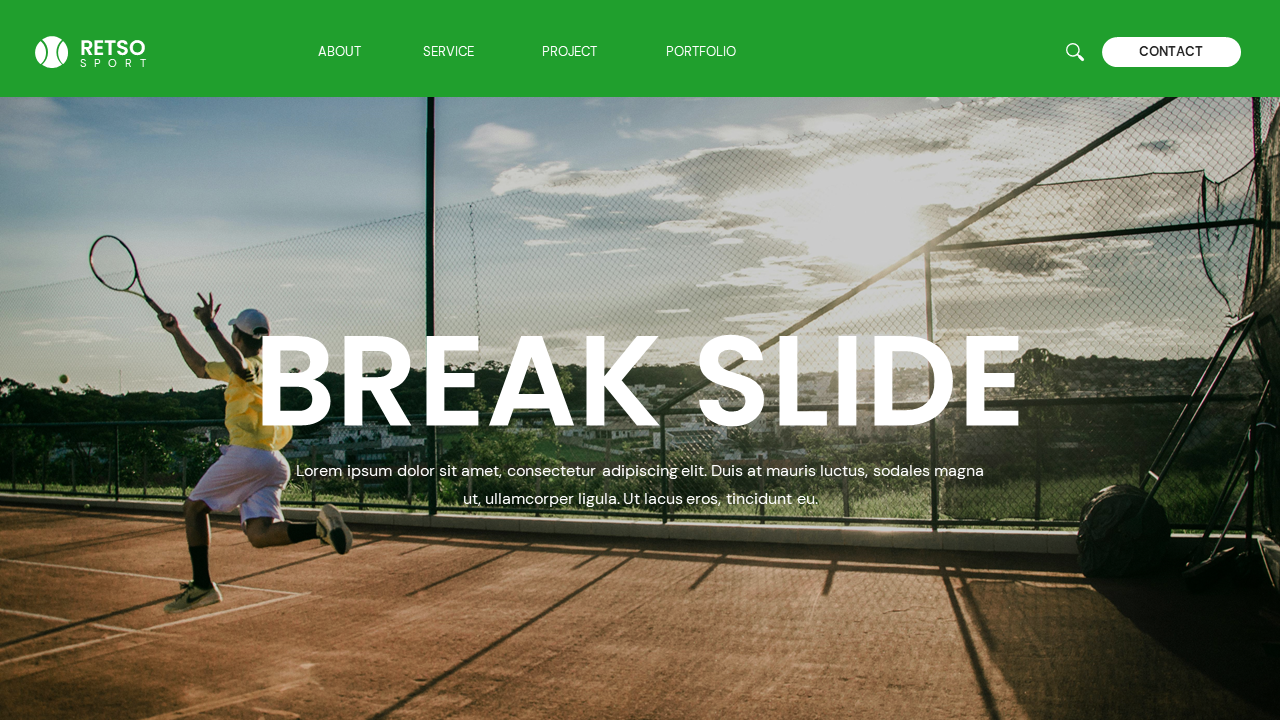 RETSO - Tennis Sport Presentation Template, Presentation Templates