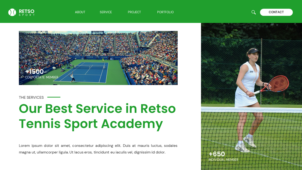 RETSO - Tennis Sport Presentation Template, Presentation Templates