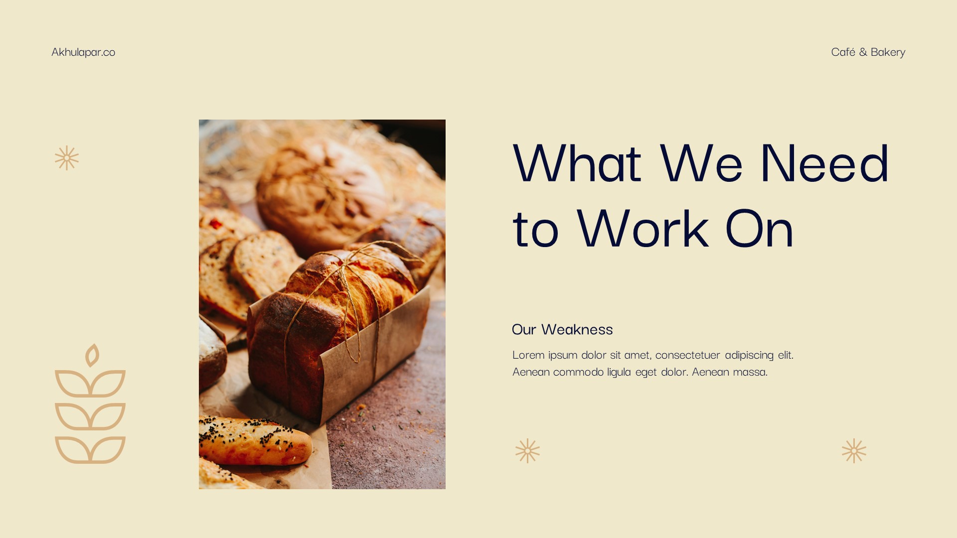 White Cream Minimalist Bakery Business Plan Presentation, Presentation ...