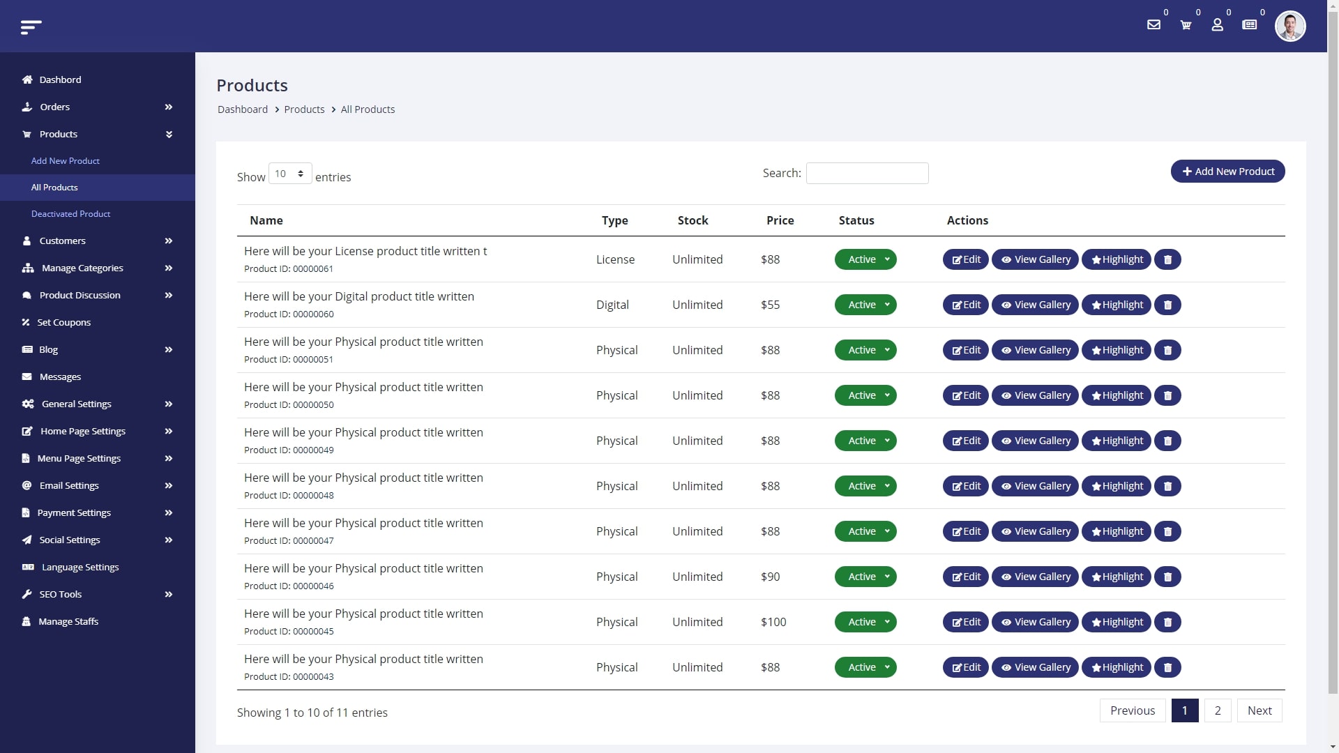 KingCommerce - All in One Single and Multi vendor Eommerce Business ...