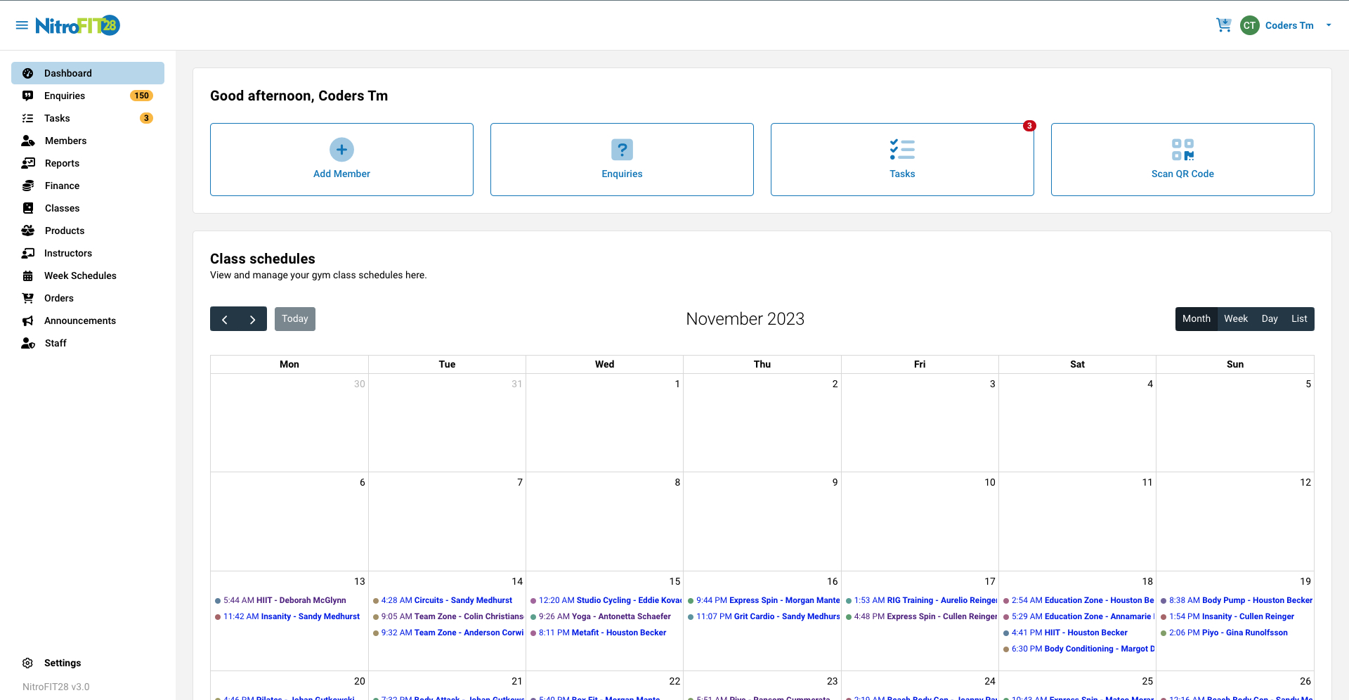 NitroFIT28 | Fitness & Gym Management System by coderstm | CodeCanyon