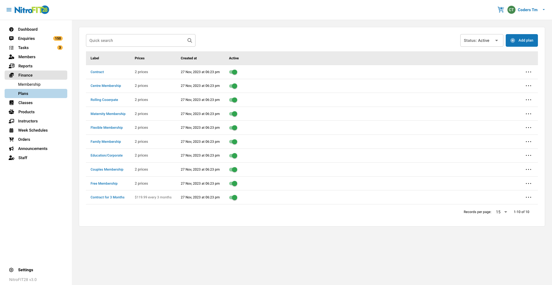 NitroFIT28 | Fitness & Gym Management System by coderstm | CodeCanyon
