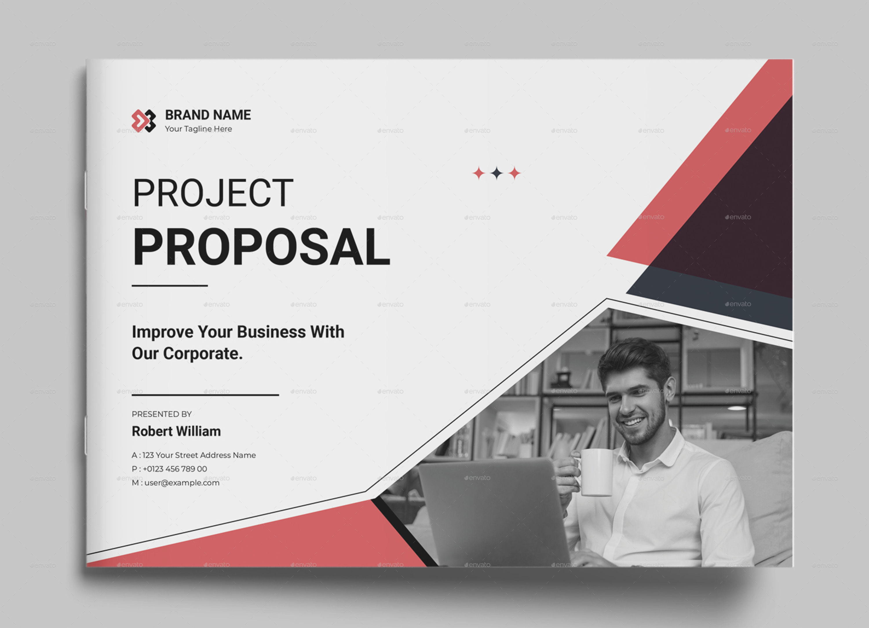Project Proposal Layout Design, Print Templates | GraphicRiver