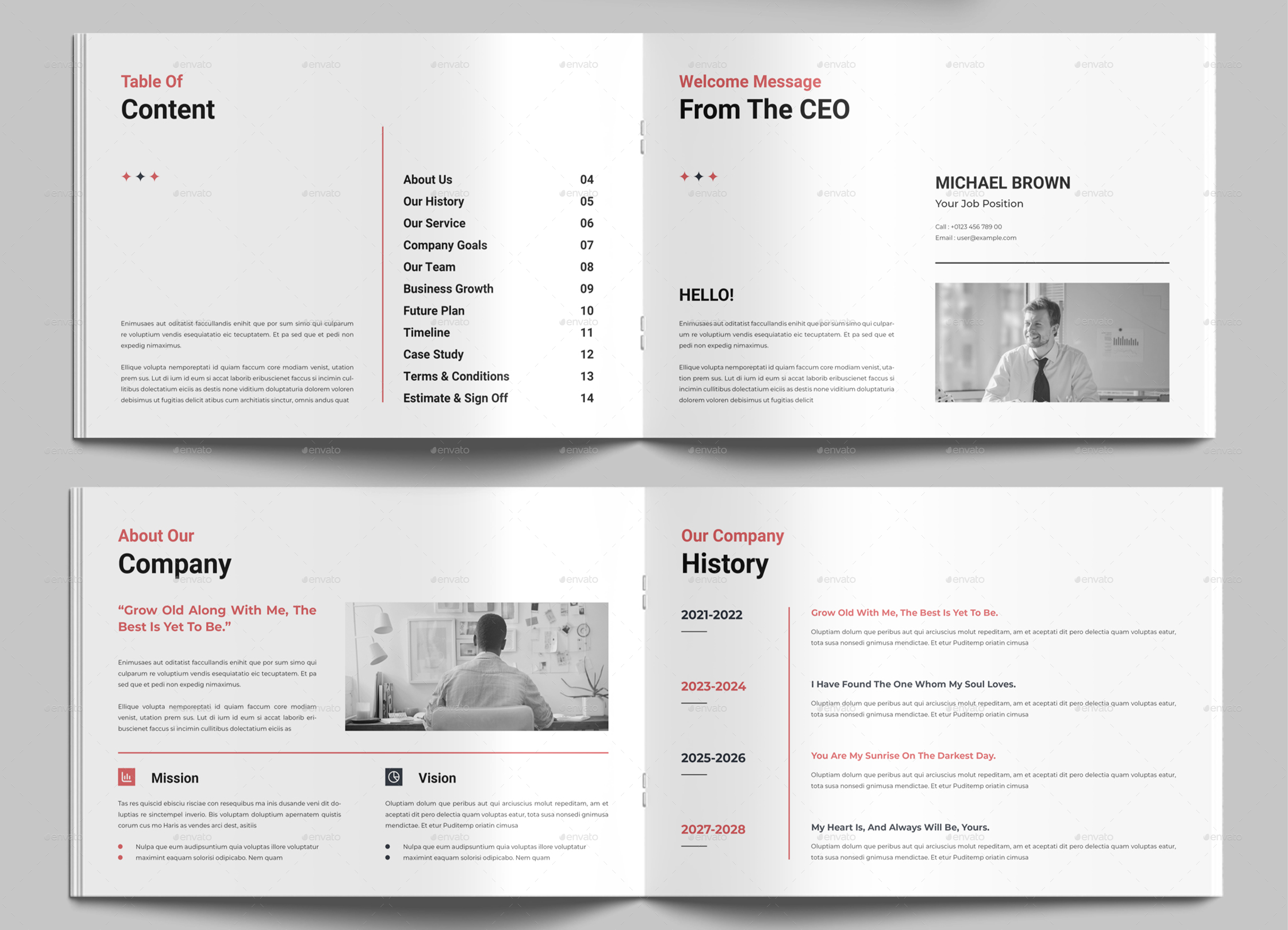 Project Proposal Layout Design, Print Templates | GraphicRiver