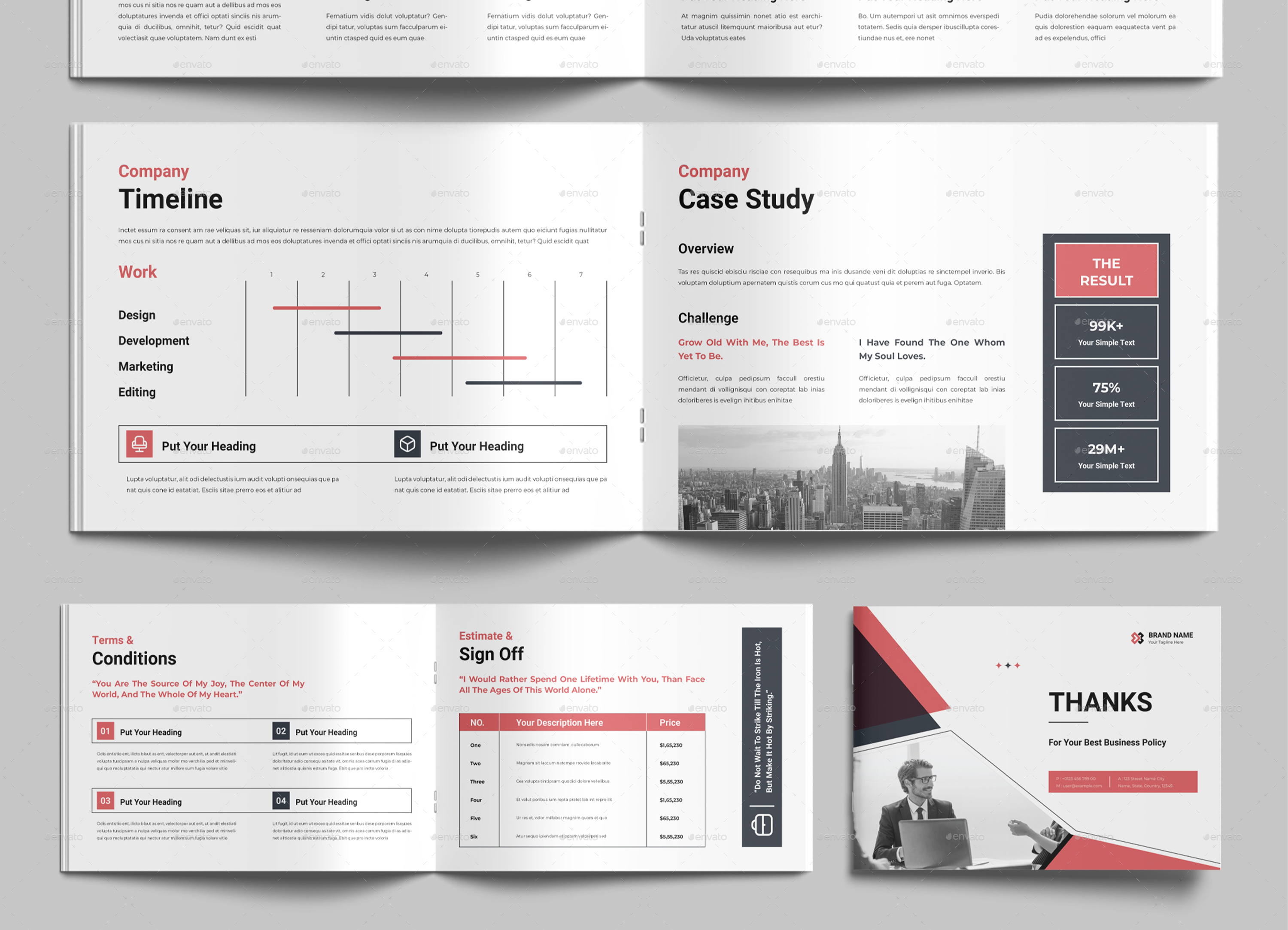 Project Proposal Layout Design, Print Templates | GraphicRiver