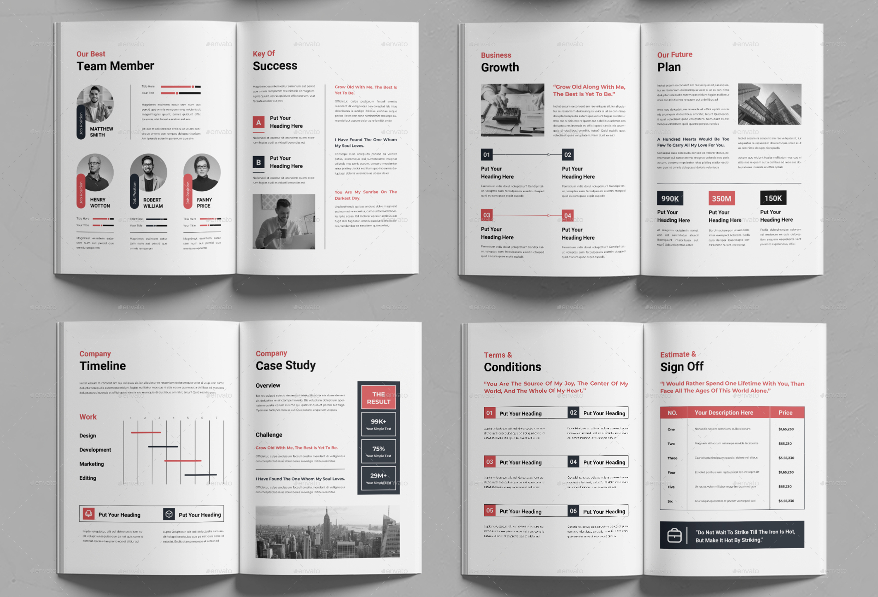 Project Proposal Layout Design Template, Print Templates | GraphicRiver