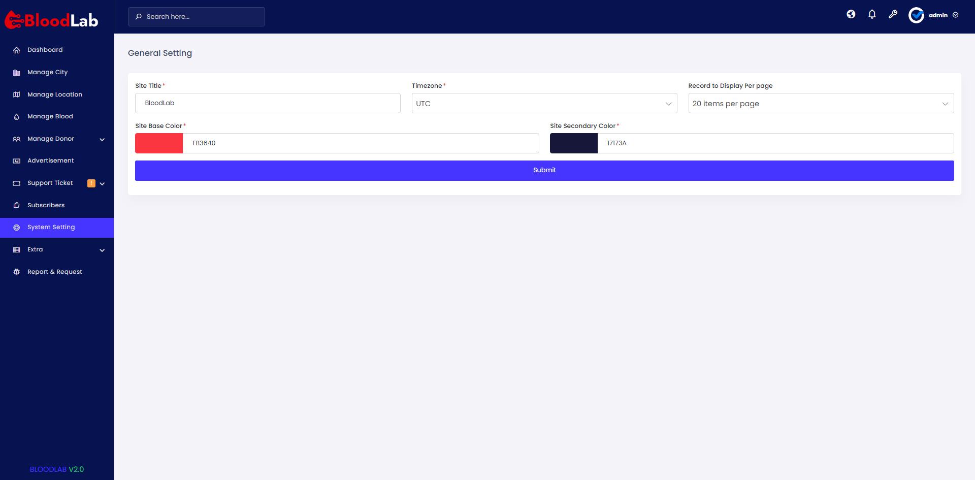 BloodLab - Blood Donation Platform by ViserLab | CodeCanyon