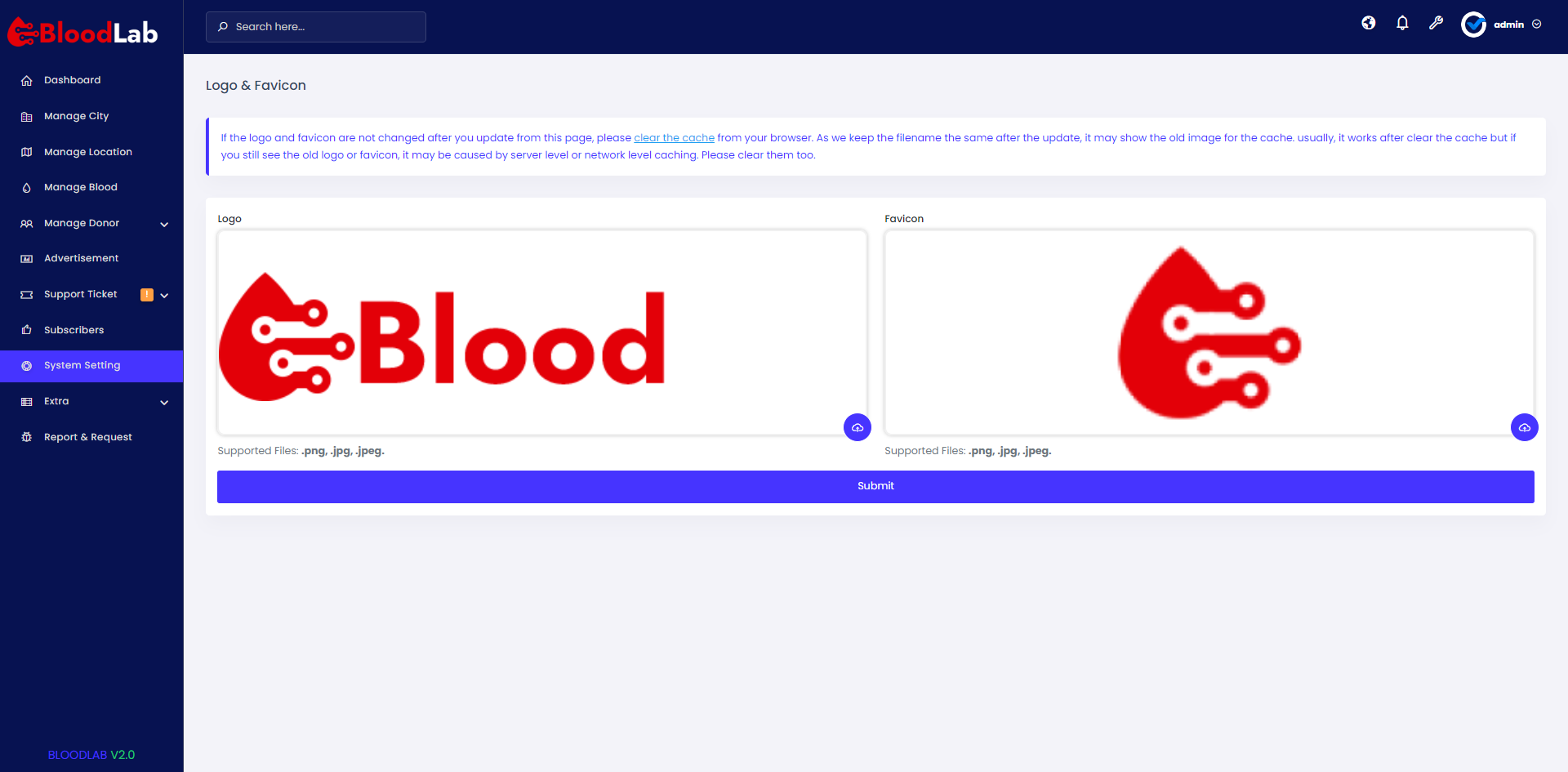 BloodLab - Blood Donation Platform by ViserLab | CodeCanyon