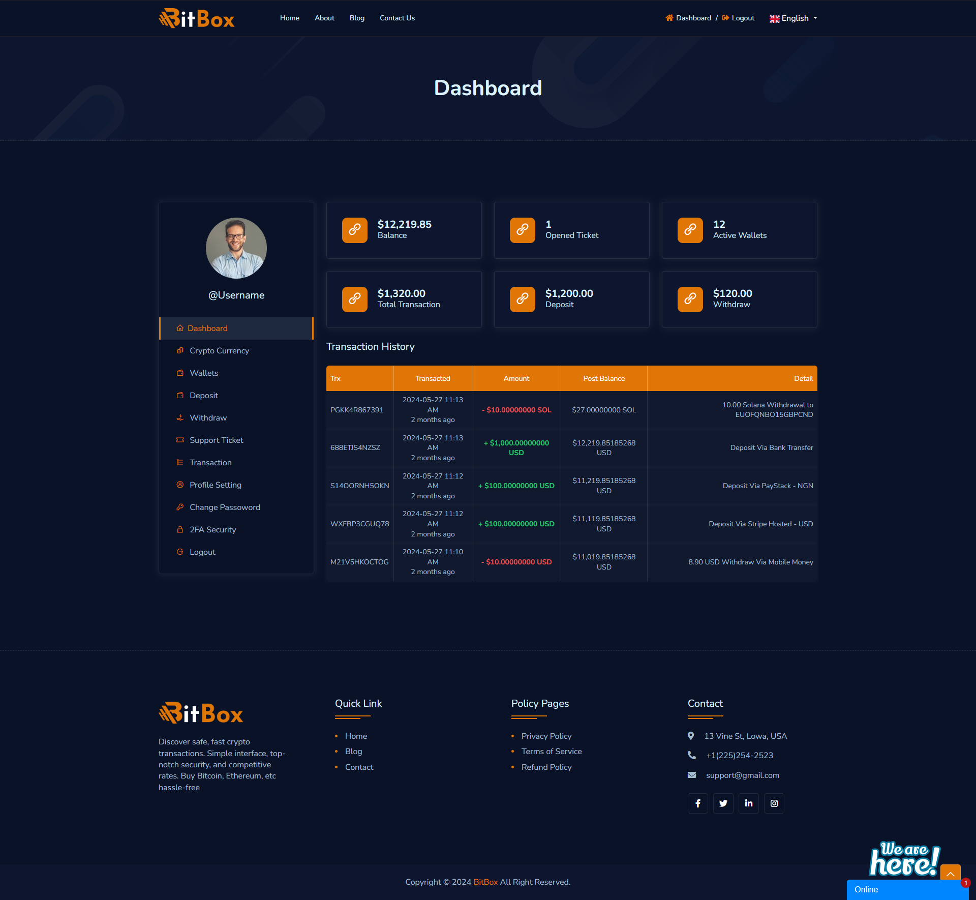 BitBox - Online Crypto Purchase Platform by ViserLab | CodeCanyon