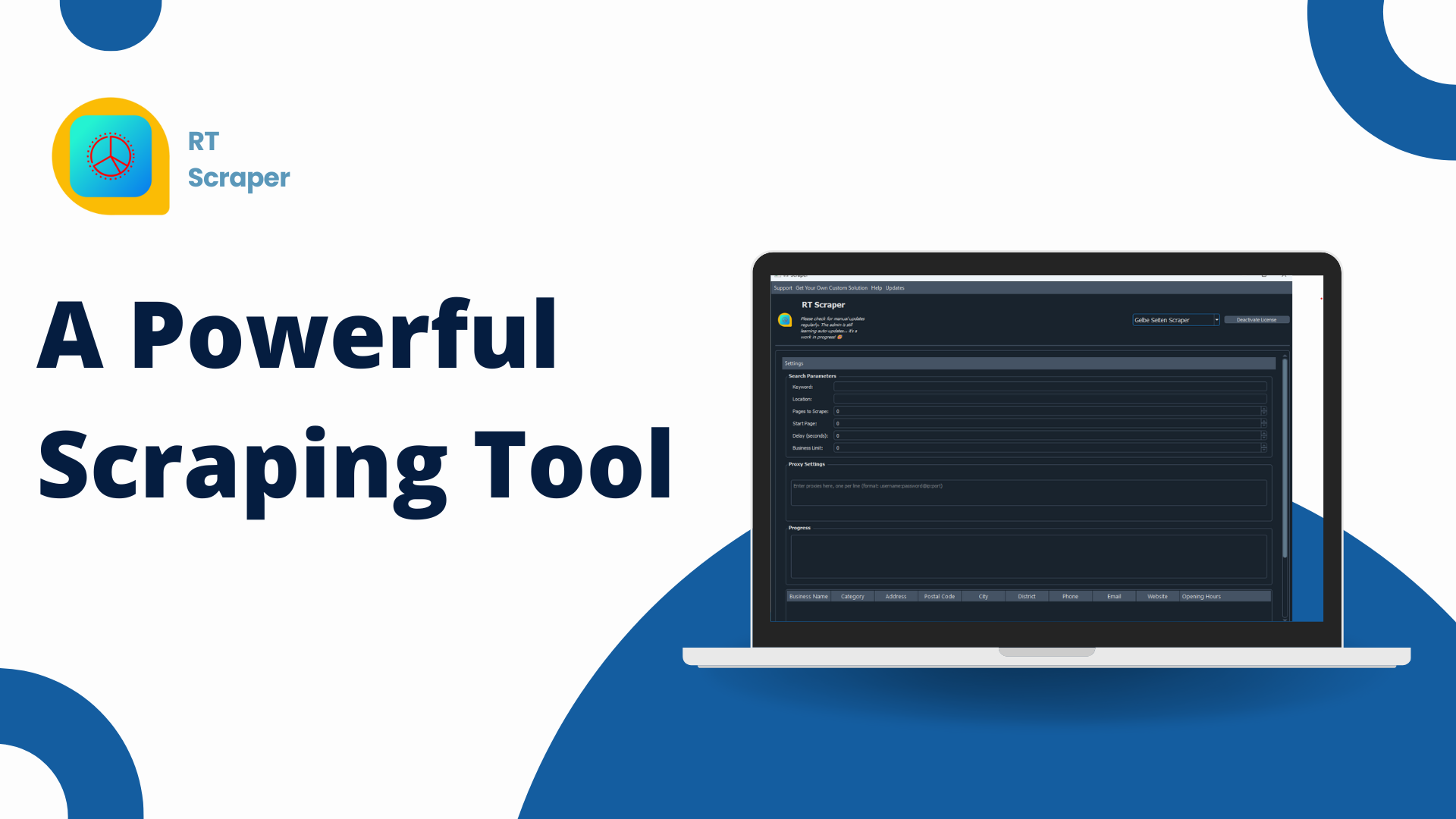 RT Scraper | Scrape 6+ Websites by ElektroSoftware | CodeCanyon