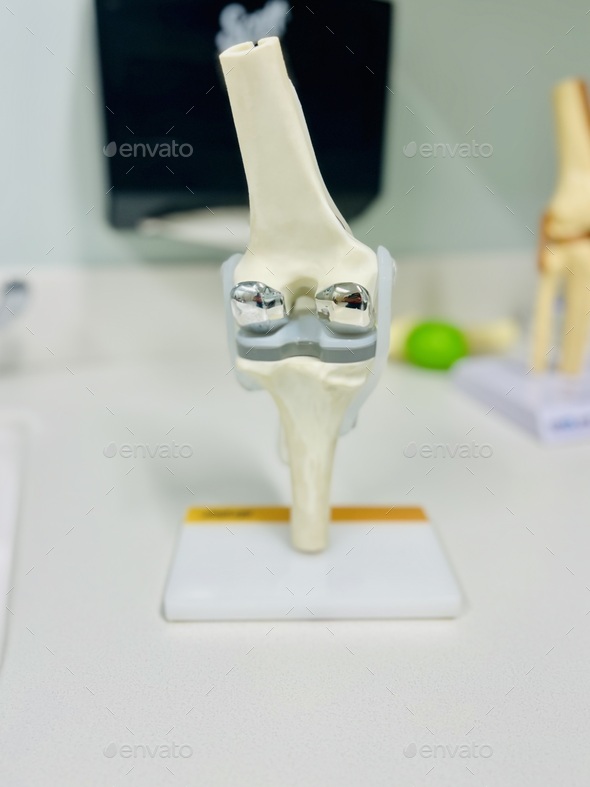 Artificial knee joint. Stock Photo by marisap7 | PhotoDune