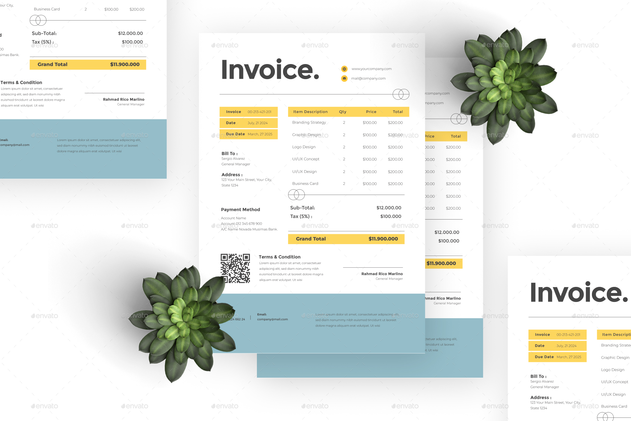 Simple Clean - Invoice, Print Templates | GraphicRiver