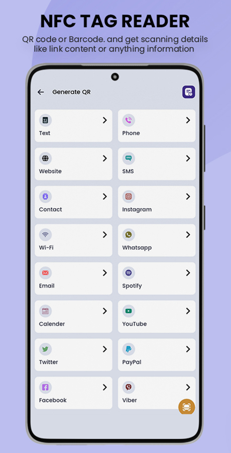 NFC Tool, NFC Tag Reader, NFC Tag Writer, Scan QR Code, Generate QR ...