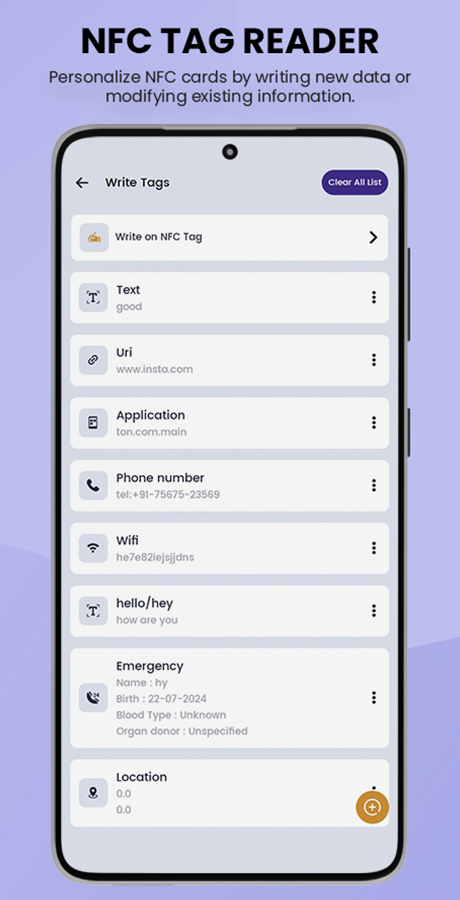 NFC Tool, NFC Tag Reader, NFC Tag Writer, Scan QR Code, Generate QR Code Android 14 Supported ...