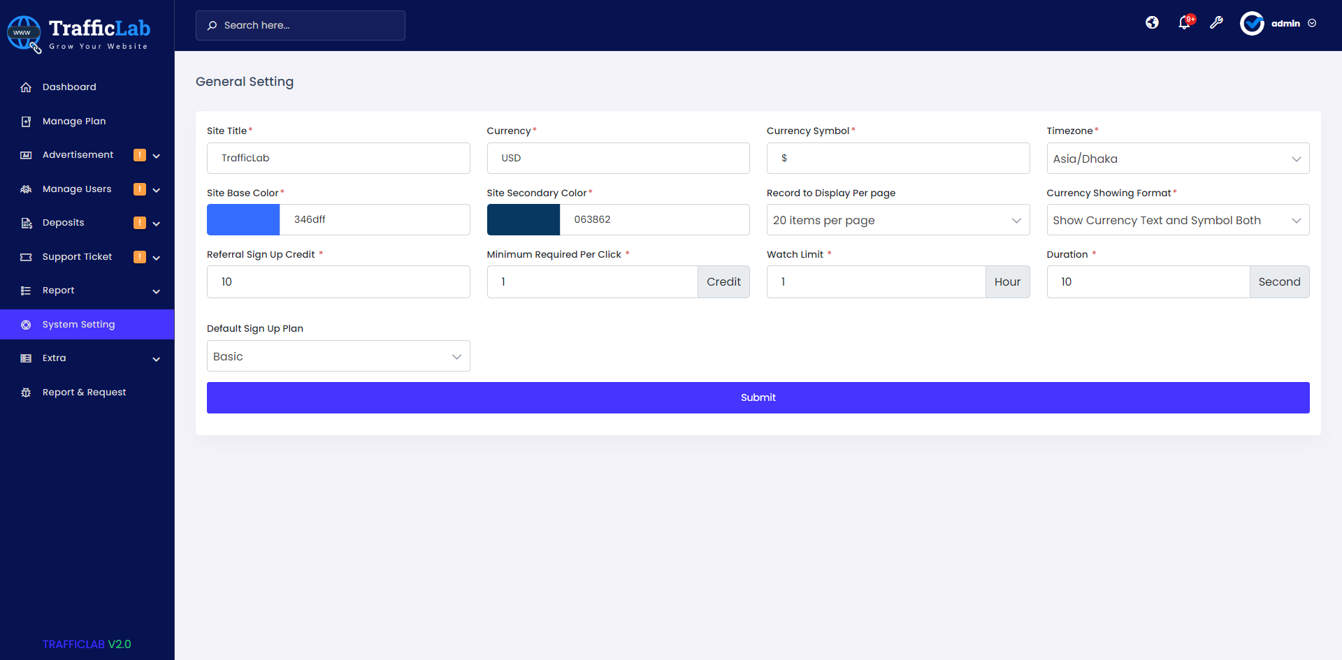 TrafficLab - Traffic Exchange Platform by ViserLab | CodeCanyon