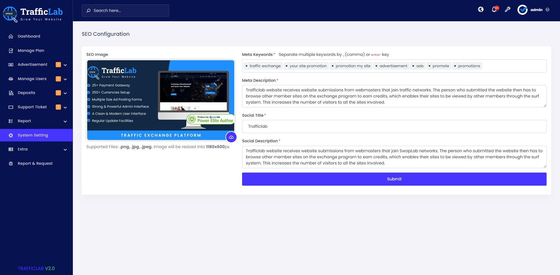 TrafficLab - Traffic Exchange Platform by ViserLab | CodeCanyon