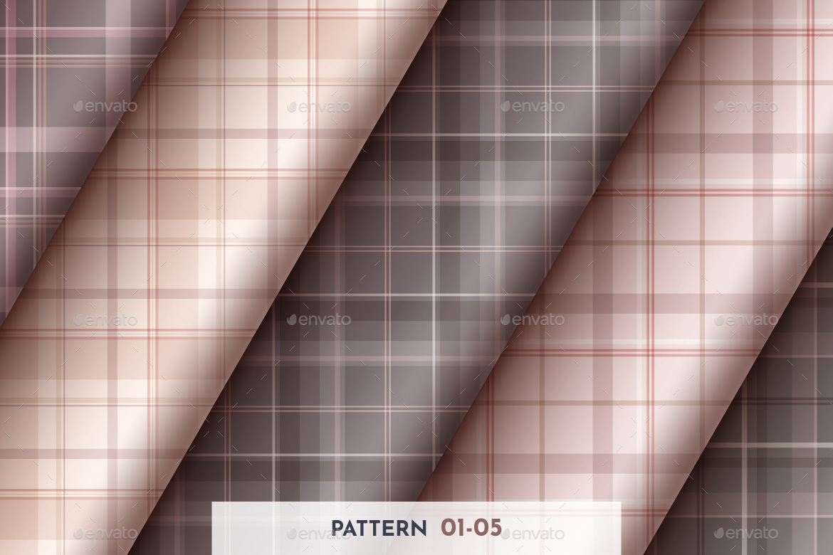 10 Seamless Simple Tartan Patterns, Graphics | GraphicRiver