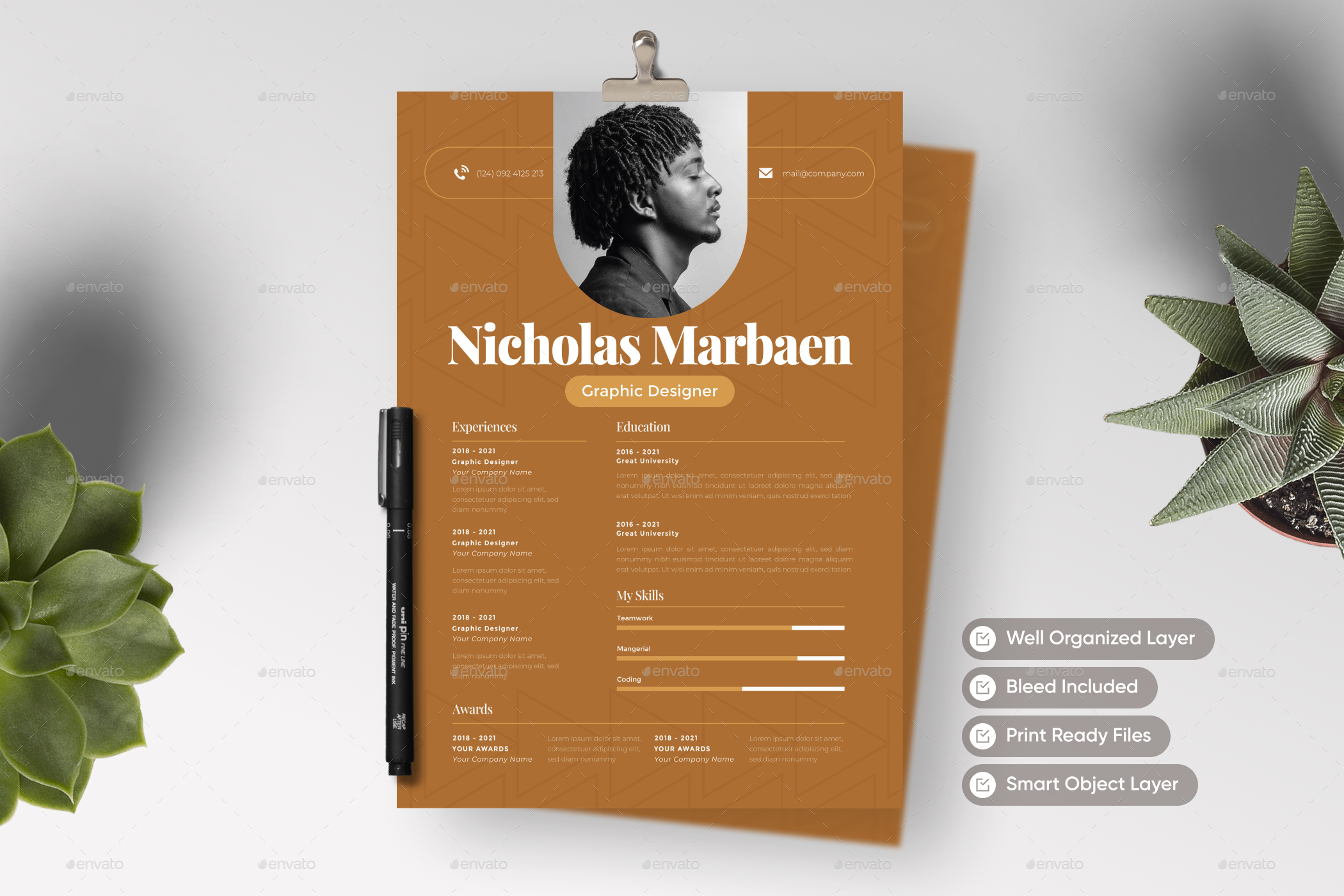 Mono Classic - Resume, Print Templates | GraphicRiver