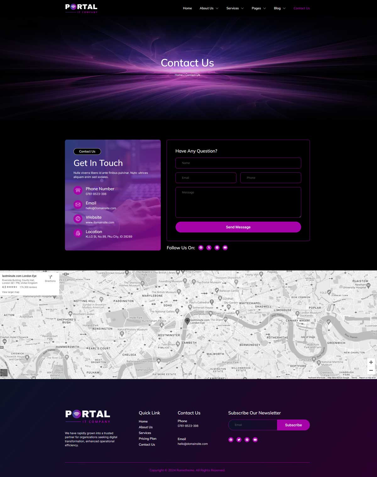Portal - IT Company Elementor Template Kit by Rometheme | ThemeForest
