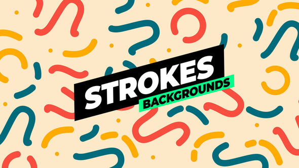 Strokes Backgrounds, After Effects Project Files | VideoHive