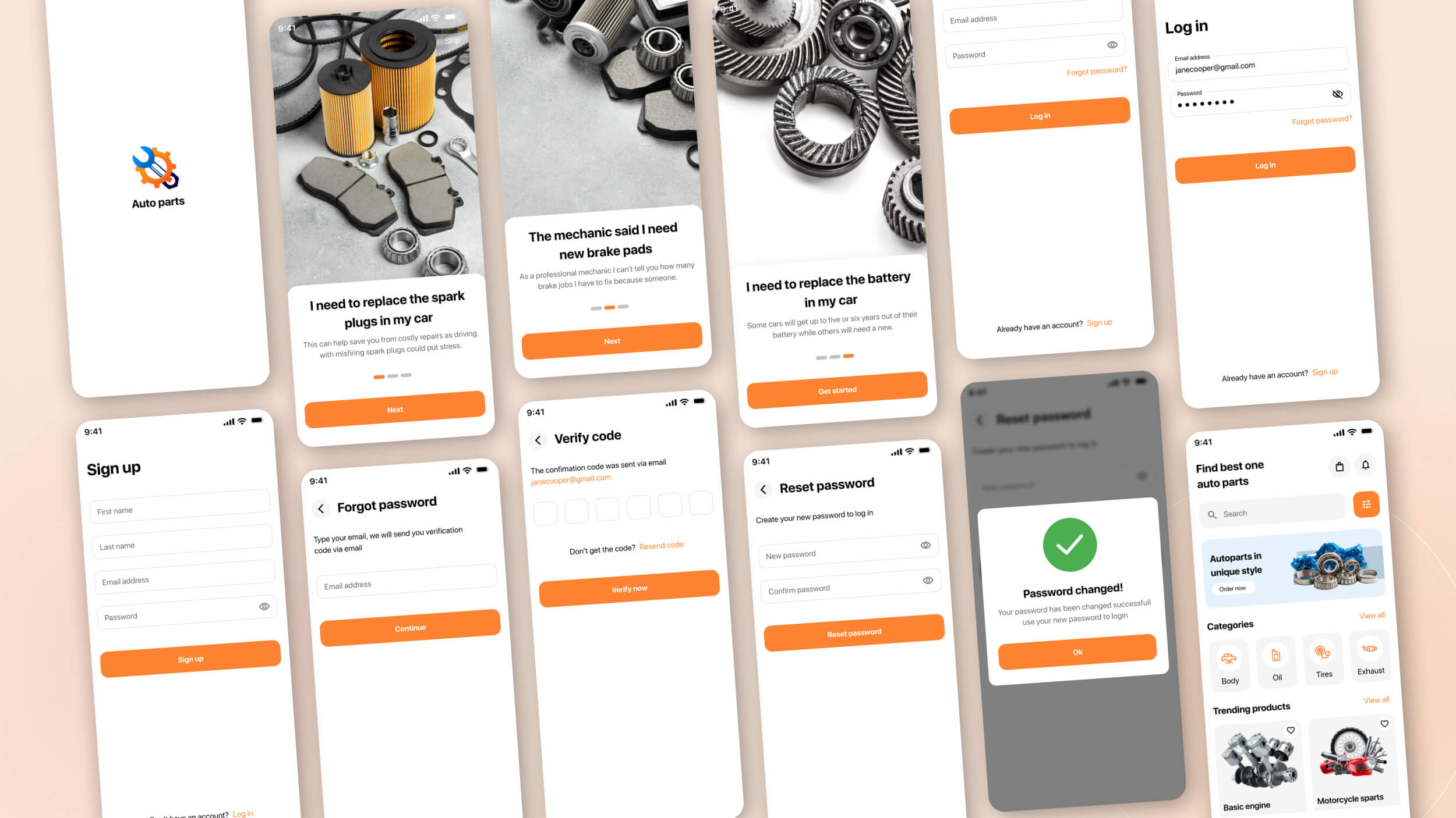 AutoParts Store App - E-commerce Store app in Flutter 3.x (Android, iOS) with WooCommerce Full ...