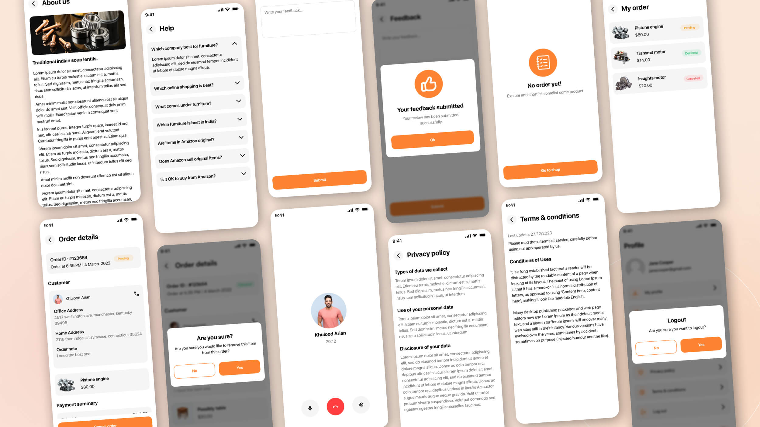 AutoParts Store App - E-commerce Store app in Flutter 3.x (Android, iOS) with WooCommerce Full ...
