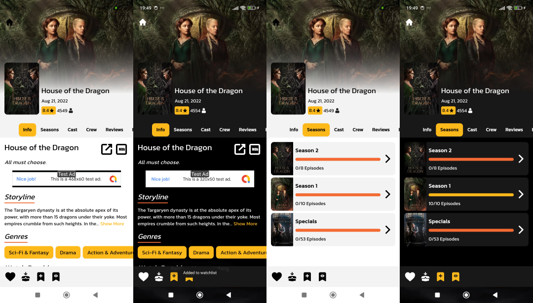 TrakFlix - Ultimate Movies & Tv Shows Tracking App - Flutter, Admob, Firebase, OneSignal by AzmarDev
