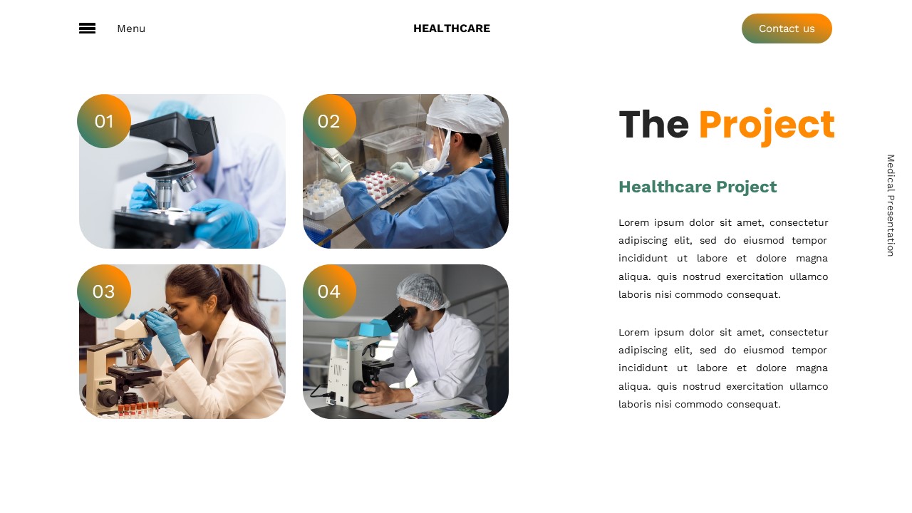 Healthcare - Medical Google Slide Templates, Presentation Templates