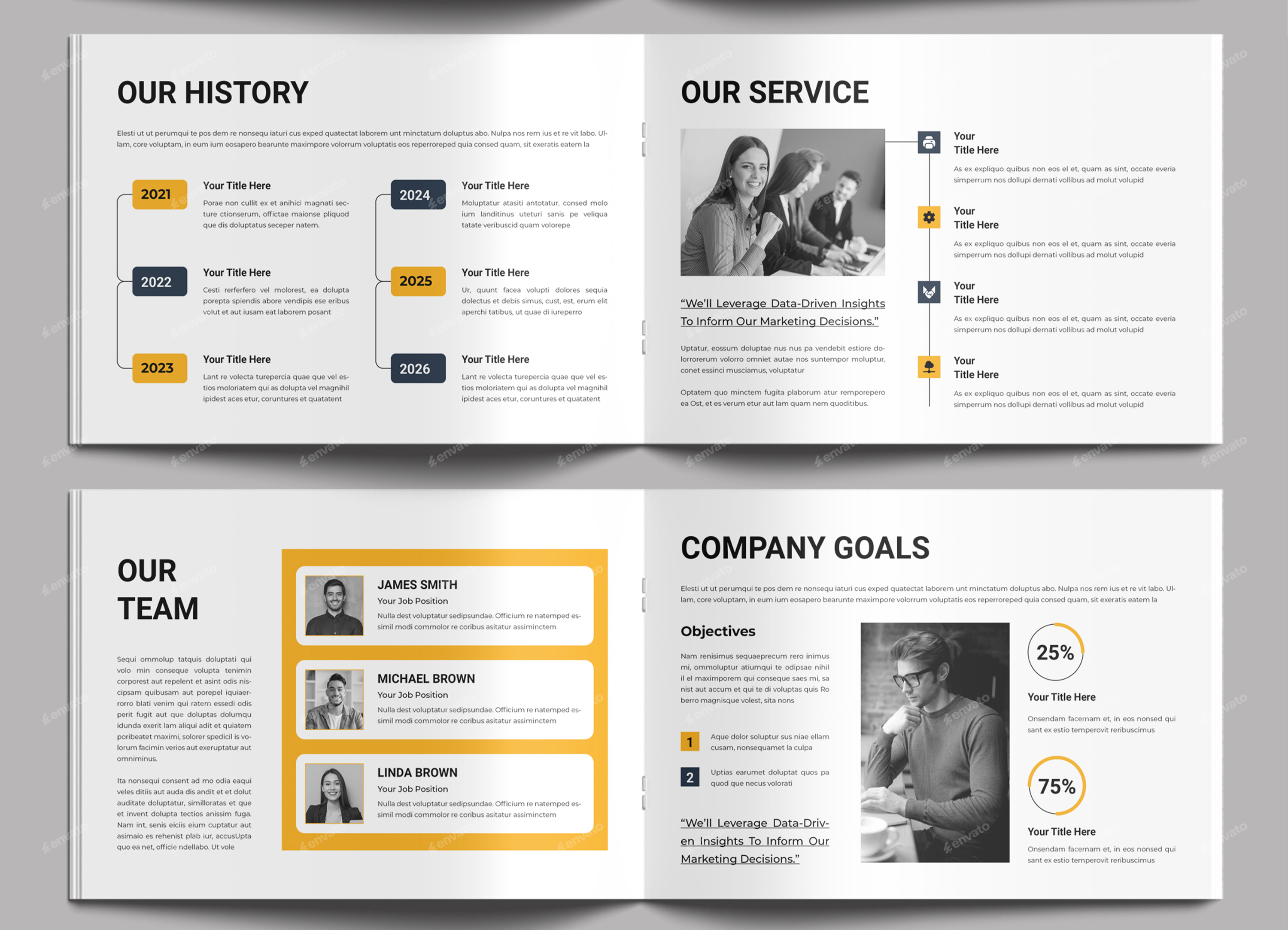 Marketing Proposal Layout Design Template, Print Templates | GraphicRiver